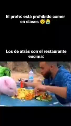 Está prohibido comer en clase - Meme subido por 9Karlpop9 :) Memedroid