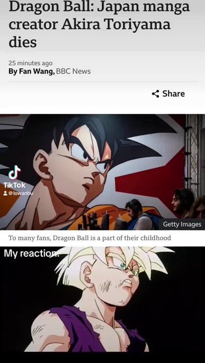 Goodbye Akira Toriyama - Meme by BluewoMeme :) Memedroid