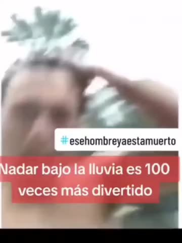 Nadar bajo la lluvia - Meme by Lystermac :) Memedroid