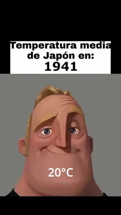 Temperatura en Japón a lo largo del tiempo - Meme subido por ...