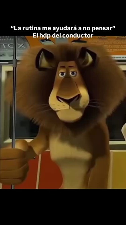 yo usando la rutina para no pensar... hasta que llega el de tránsito ...