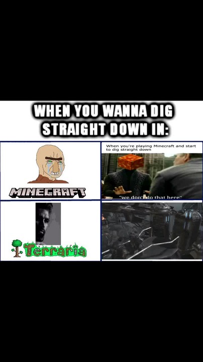 Terraria>minecraft - Meme subido por Eduargr :) Memedroid