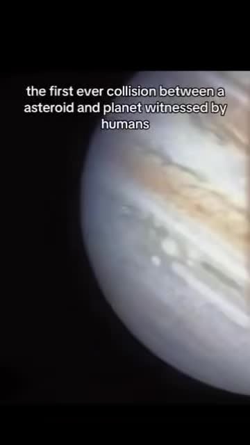 First ever collision between an asteroir and planet seen by humans ...