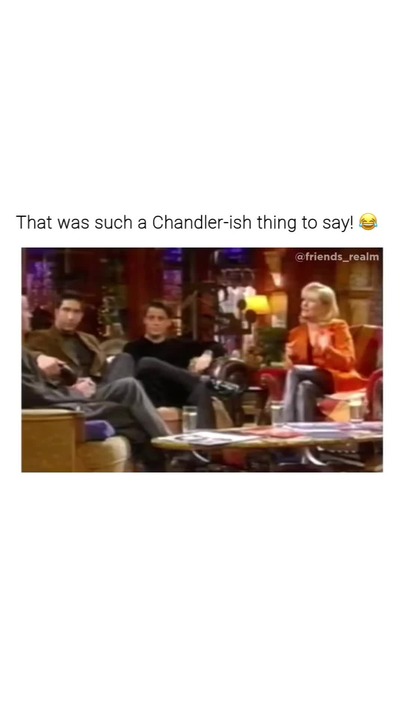 I think Chandler is more like Matthew than the other way around - Meme ...