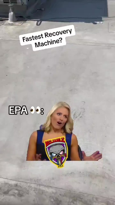 You haven't lived till you've vented refrigerant into a bucket of water ...