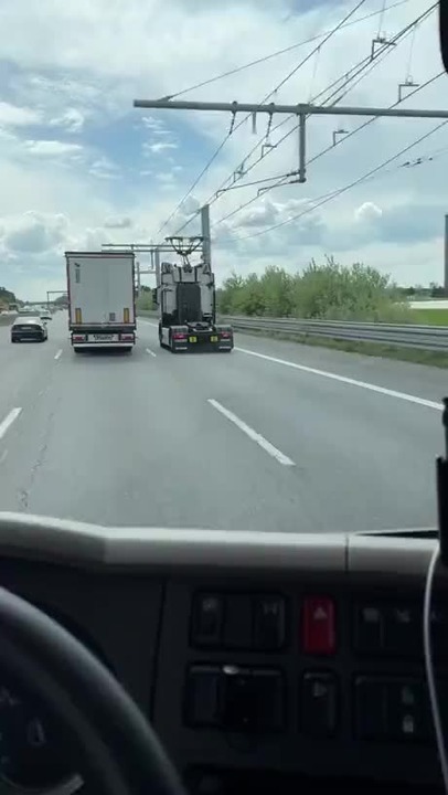 A hybrid truck recharging while en-route. - Meme by MaddyTheMadCow ...