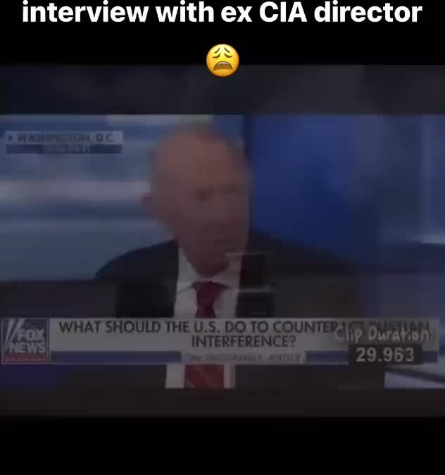 Interview iwth ex CIA director - Meme by XHEEintu :) Memedroid