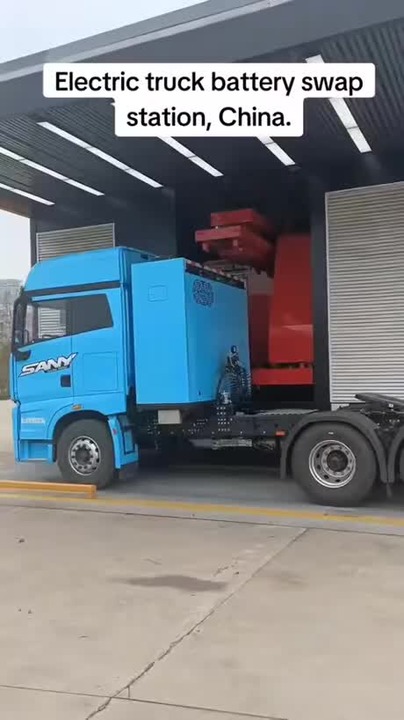 Electric truck battery swap station - Meme by LEWIS55 :) Memedroid