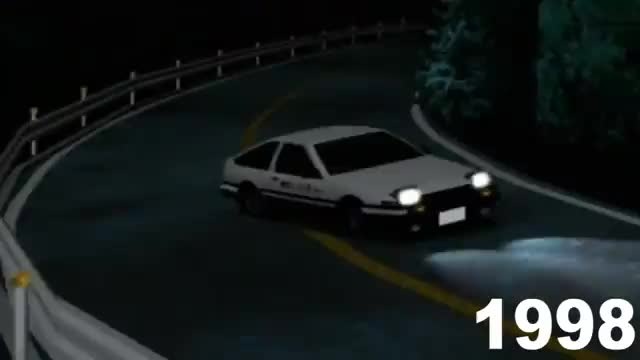 Por isso você não pode se prender a animação dos carros de Initial D ...