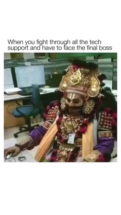 When you level up after tech support finally lets you fight the final ...