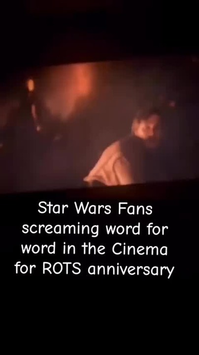 Star Wars fans treating ROTS anniversary like a concert - Meme by ...