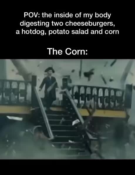 Corn digestion meme - Meme by ogbenjamin :) Memedroid