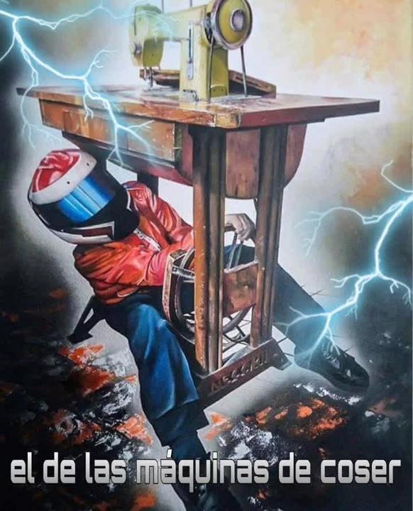 El de las máquinas de coser - Meme subido por KnightDroid :) Memedroid