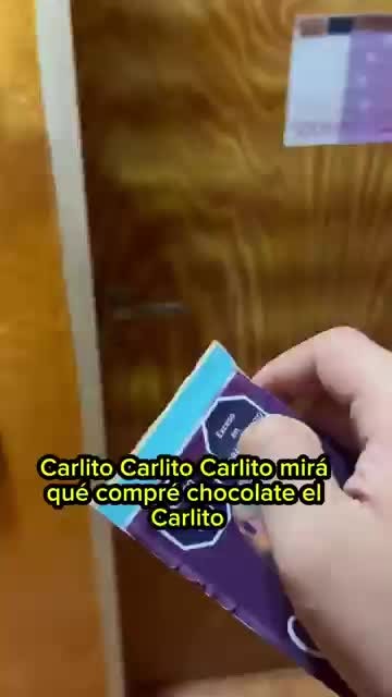 chocolate el carlitos - Meme subido por PaseSetsoLoL :) Memedroid