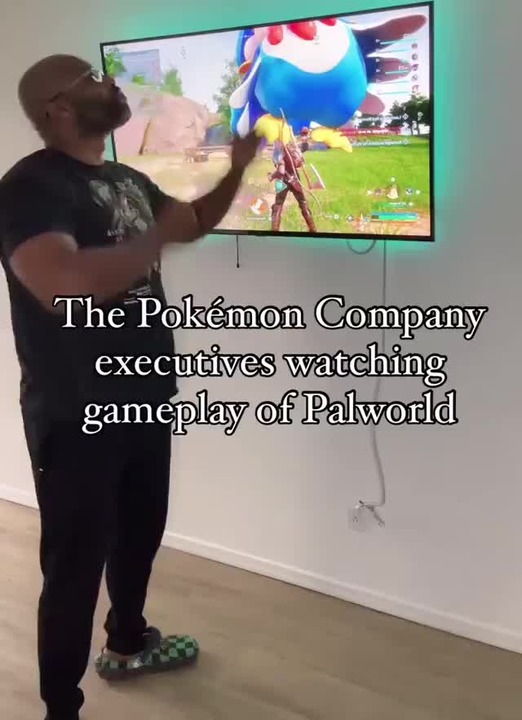 Pokemon execs watching Palworld gameplay - Meme by XSAMANX :) Memedroid