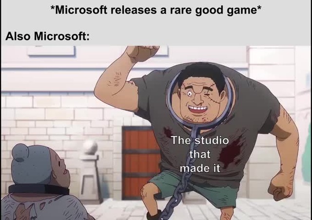 Microsoft drops a good game and immediately fumbles the bag - Meme by ...