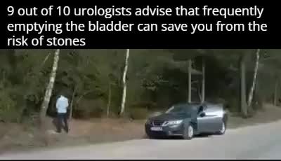 Emptying bladder saves you from stones - Meme by schizoidman :) Memedroid