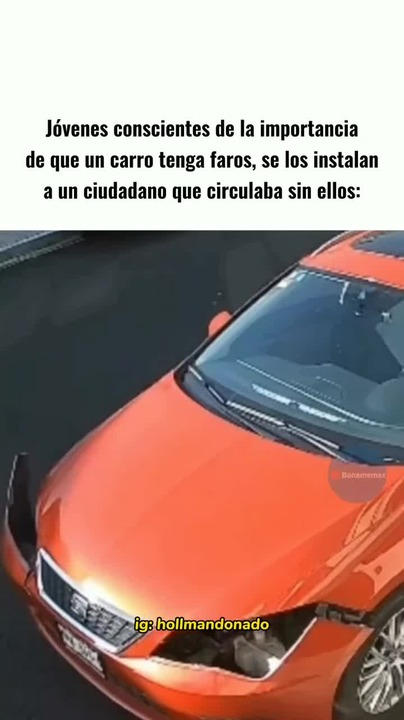jóvenes instalan faros a un coche sin ellos por el bien común (y por ...