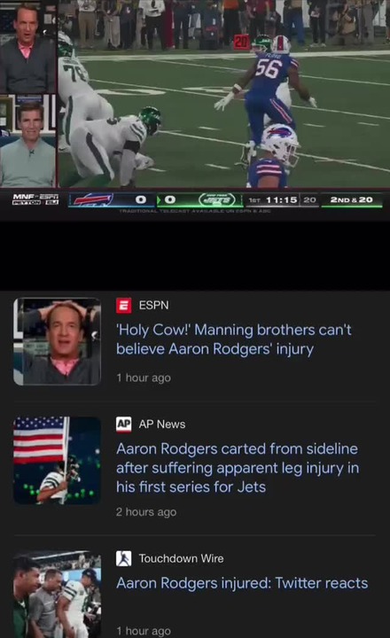 Aaron Rodgers injury - Meme by Kratosmxlevel :) Memedroid