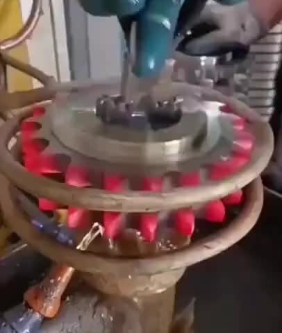 Heating a gear with induction coils - Meme by schizoidman :) Memedroid