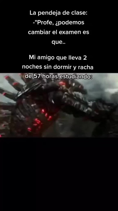 No la dejes terminar... - Meme by Robertongo3905 :) Memedroid