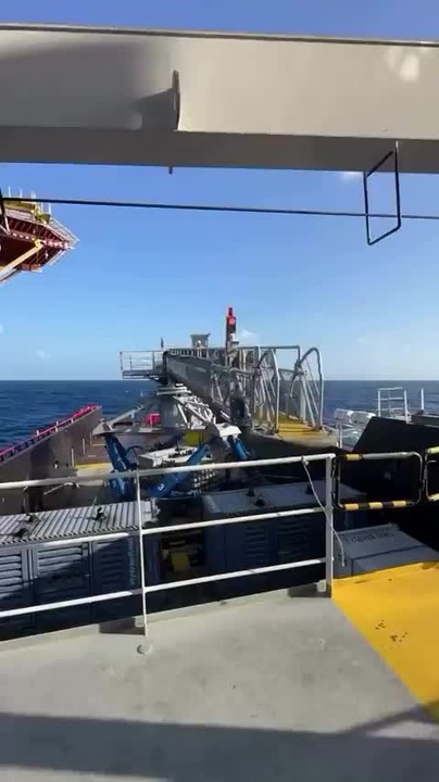 Timelapse of an offshore rig moving workers to a ship - Meme by ...
