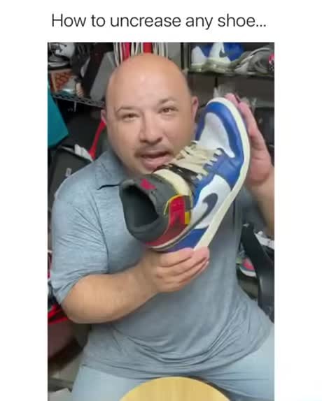 Tutorial: How to uncrease any shoe - Meme by roawesome :) Memedroid