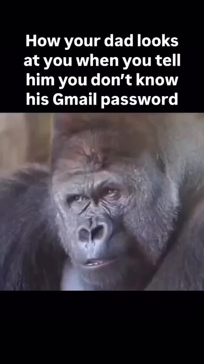 The dad stare when you admit you forgot his Gmail password - Meme by Baiast :) Memedroid