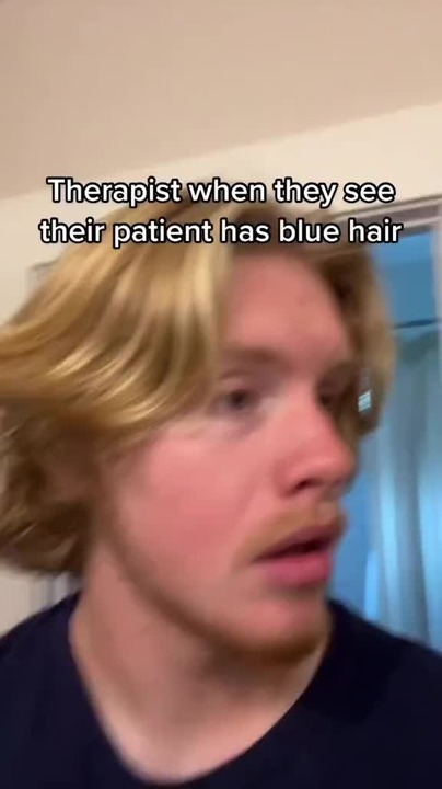 If you dye your grass blue it will cut itself so you don’t have to mow ...