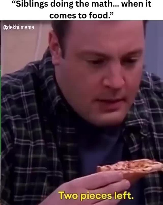 Siblings dividing food like it’s national security - Meme by OVERKILL ...