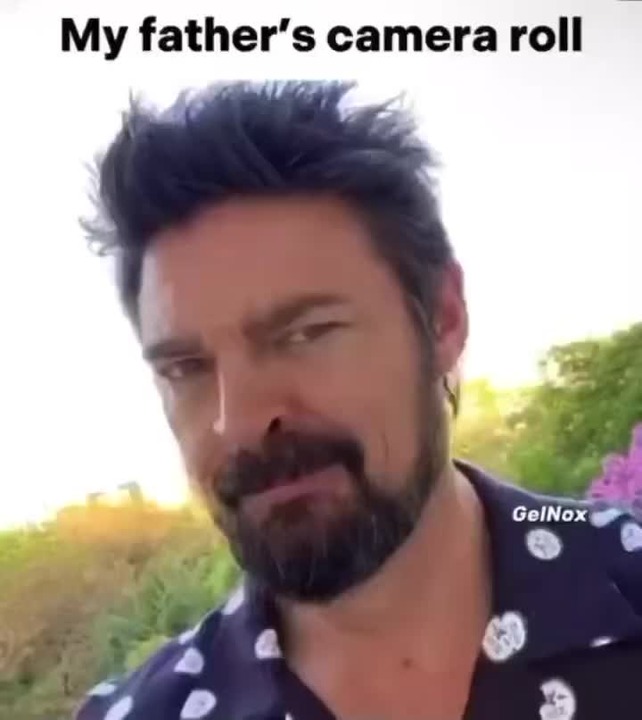 wiping boogers on dad's selfies - Meme by alexrichmond :) Memedroid