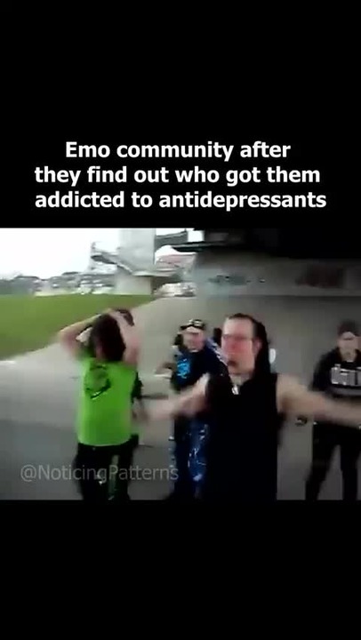 Emo community finding out who made them love antidepressants - Meme by ...
