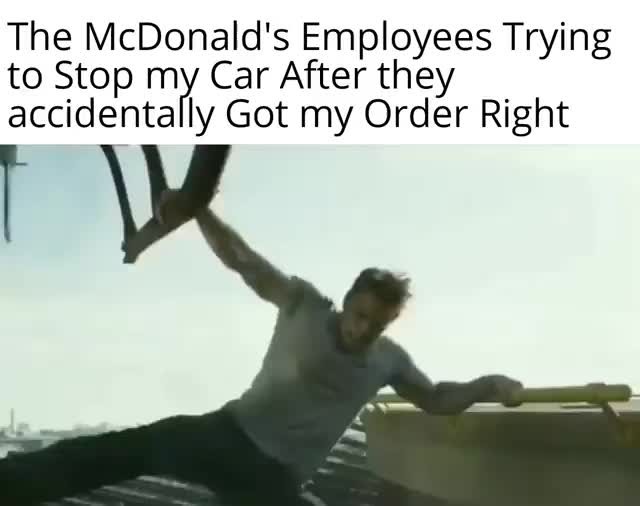 Mcdonalds got my order wrong on a double quarter pounder - Meme by ...